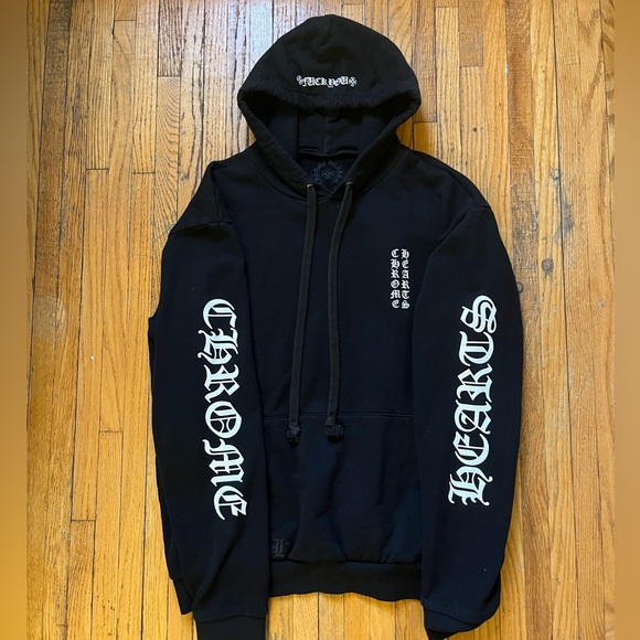 Chrome Hearts | Shirts | Chrome Hearts Fu Vertical Logo Hoodie | Poshmark